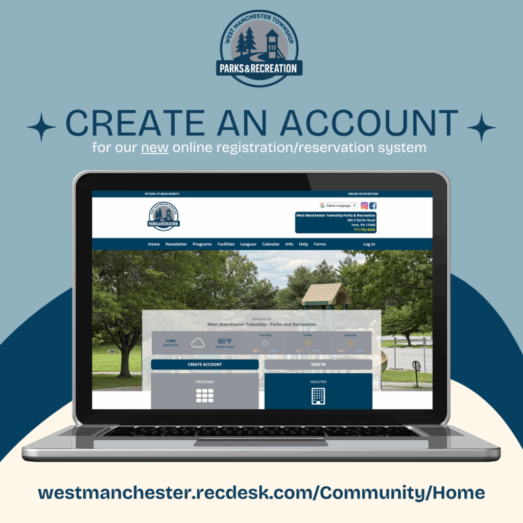 Parks and Rec – General Info & Registration – West Manchester Township