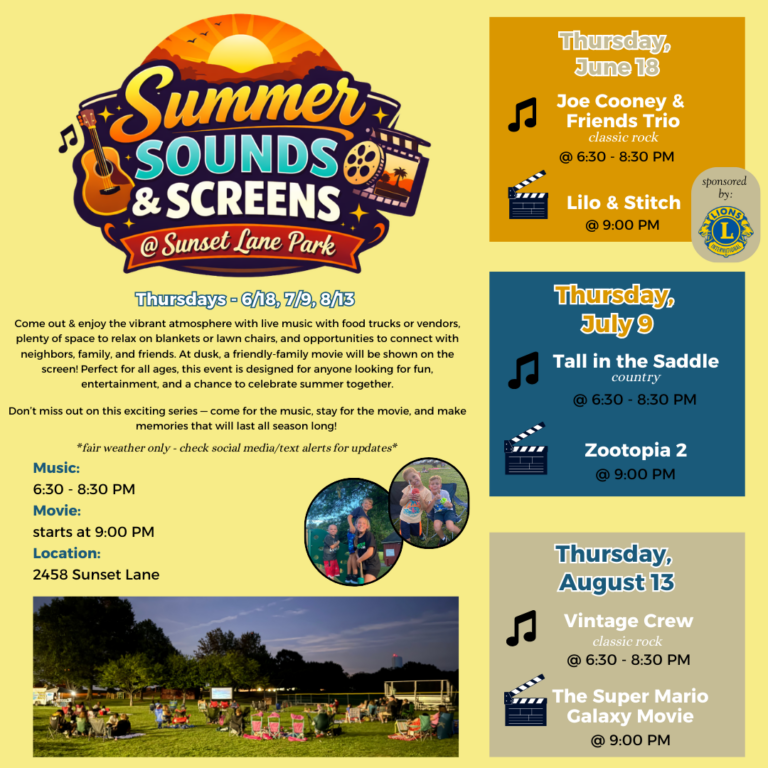 Parks and Rec – Rec Programs/Sports Leagues/Special Events – West ...