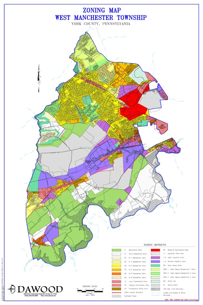 Zoning Map – West Manchester Township